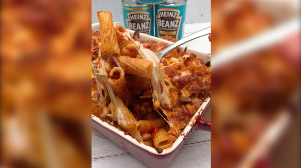 Cheesy Bean Pasta Bake - Planet Food